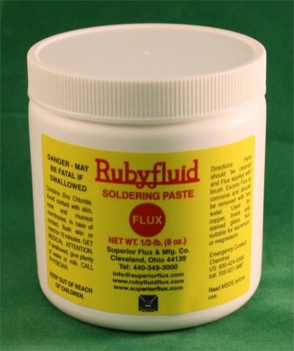 Купить Паяние Soldering Paste Flux 8 oz. Ruby Rubyfluid в интернет ...